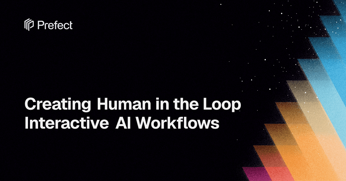 Creating Human in the Loop Interactive AI Workflows