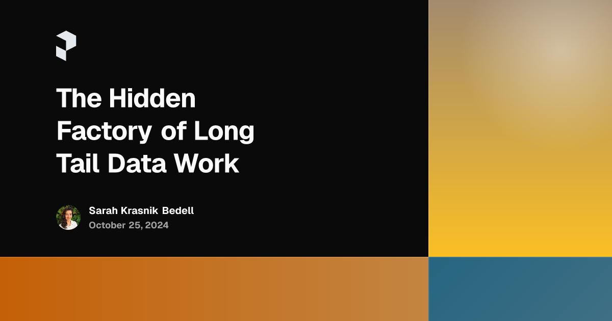 The Hidden Factory of Long Tail Data Work